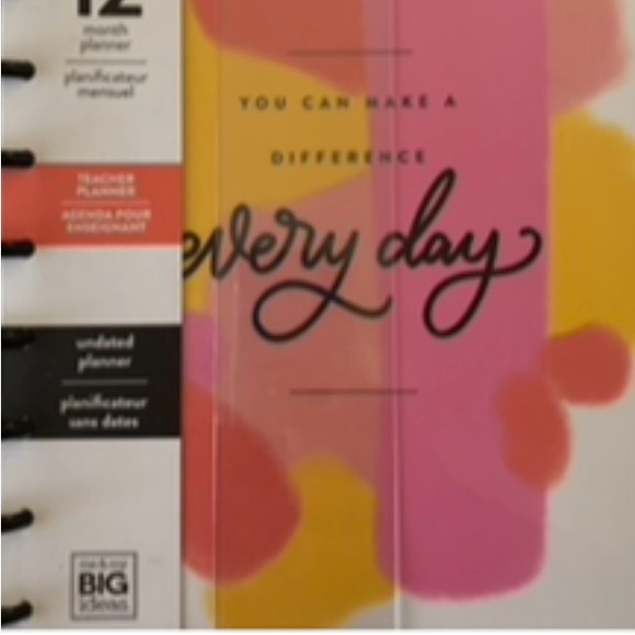 The Happy Planner | Office | The Happy Planner Undated Pink And Yellow ...